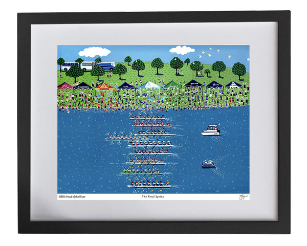 BSRA Rowing - The final sprint - Girls Head of the River/ All Hallow's ...